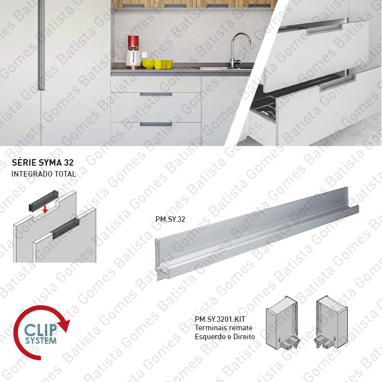 SYMA 32 - PM.SY.14 / PM.SY.32 - Batista Gomes - Ferragens para Arquitectura